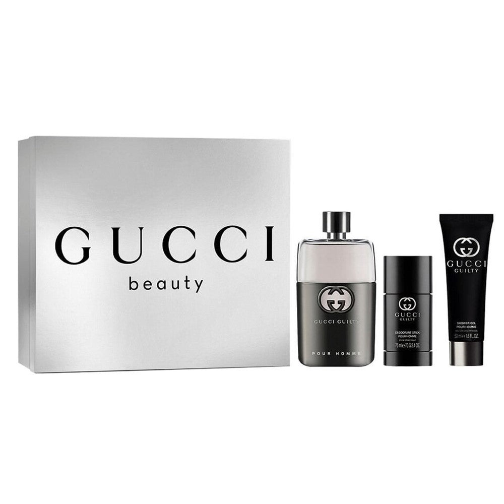 Gucci Guilty Men Eau De Toilette Gift Set – Aroma