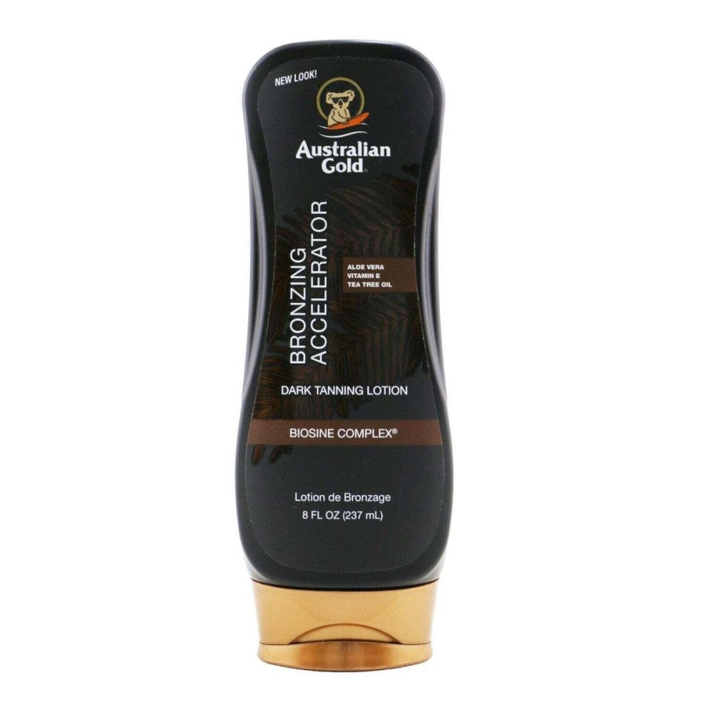Australian Gold Dark Tanning Accelerator Lotion With Bronzers 237 ML ...